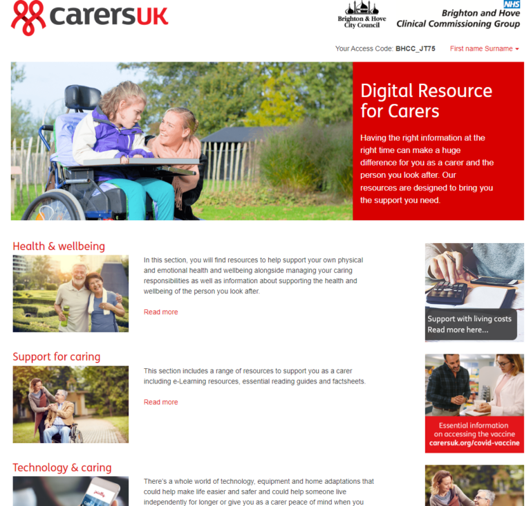 Employers for Carers and other resources – Carers Hub Brighton